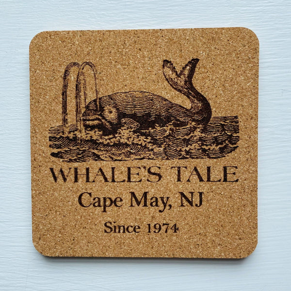 Whale's Tale Logo Coaster – Whale's Tale & Splash Gallery