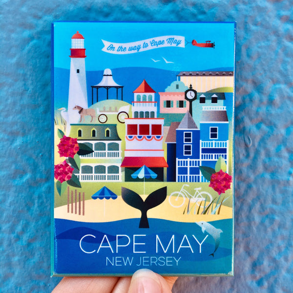 CUSTOM CAPE MAY MAGNET – Whale's Tale & Splash Gallery